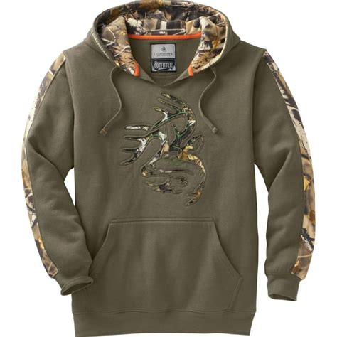 Legendary Whitetails Mens Camo Outfitter Hoodie Long Sleeve Sweatshirt