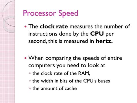 PPT The CPU PowerPoint Presentation Free Download ID