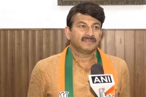 Aap Has Been Exposed Bjps Manoj Tiwari After Search At Bhagwant