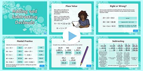 Adding And Subtracting Decimals Powerpoint Teacher Made