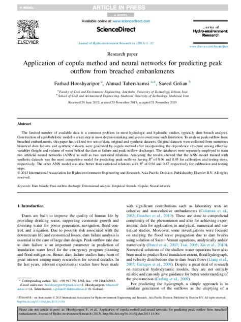 Pdf Application Of Copula Method And Neural Networks For Predicting