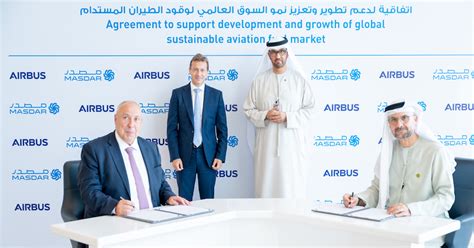 Masdar Airbus Ink Deal To Boost Global Saf Industry