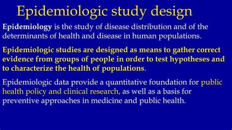 Observational Study Design Ppt