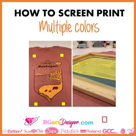 How To Screen Print Multiple Colors