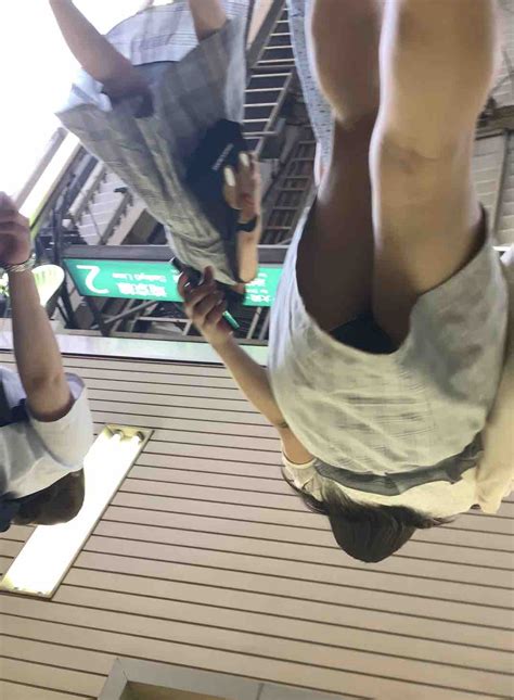 第四弾 街撮逆さ 黒パン10人 柳川さん