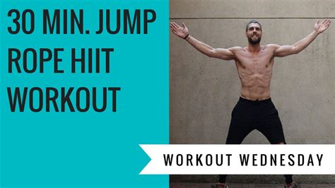 30 Min Jump Rope Hiit Workout Youtube