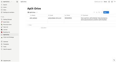 How To Integrate Jetformbuilder And Notion Step By Step Instruction Apix Drive