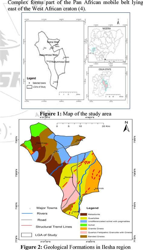 Figure 1 From Geological Lineament Extraction Using Landsat 8 Oli In Parts Of Osun State