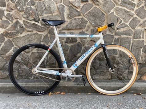 콜나고 드림피스타 트랙 프레임셋 아라야 듀라 캄파놀로 샤말 휠셋 시마노 듀라에이스 트랙 크랭크셋 Itm 콜나고 컴포넌트 커스텀 픽시 바이크 리뷰 Colnago Dream