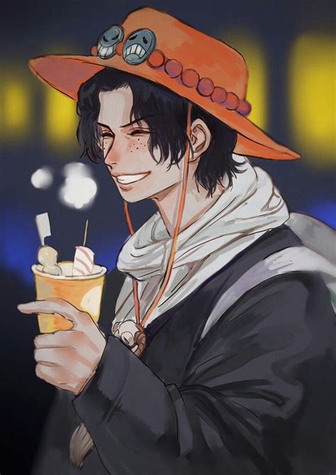 Portgas D Ace One Piece Arte Delle Anime Personaggi Disegni Di Anime