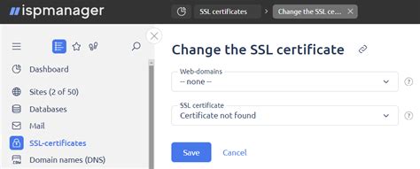 Ispmanager 6 Lite Pro Host Documentation Ssl Certificate Types In Ispmanager