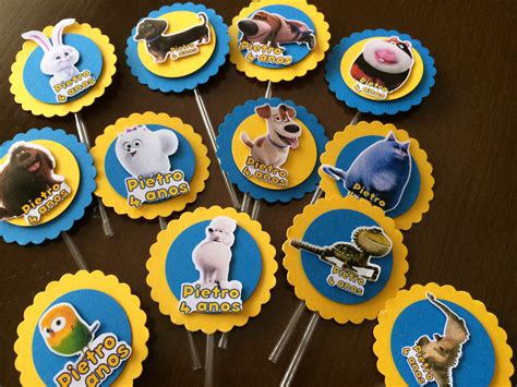 Decoração De Festa Pets A Vida Secreta Dos Bichos Últimas Decoração