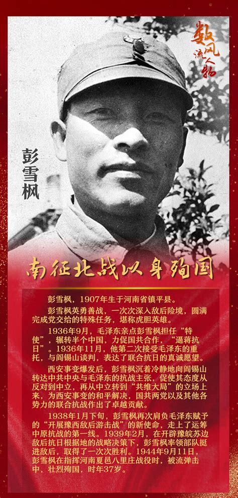 数风流人物 叶挺、左权、罗炳辉、彭雪枫