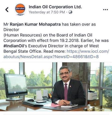 Satish Mohapatra On Linkedin Heartiest Congratulations To Mr Ranjan