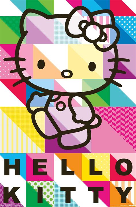 Hello Kitty - Patterns Poster - Walmart.com - Walmart.com