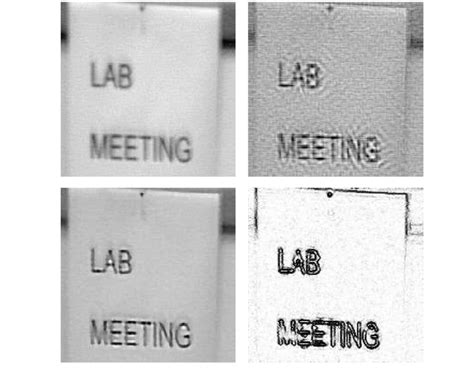 Segmentation And Blind Restoration Of Unknown Defocus Blur Top Left Download Scientific