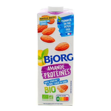 Achat Vente Bjorg Lait d Amande Protéines Boisson Végétale Bio 1L
