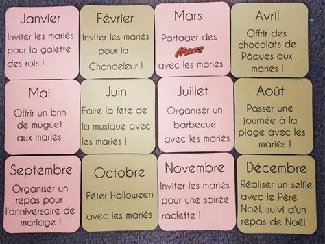 Gage Des Douze Mois Jeu Des 12 Mois À Imprimer Dbjzdw