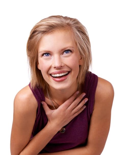 Premium Photo Woman Thinking And Future At College On Studio White