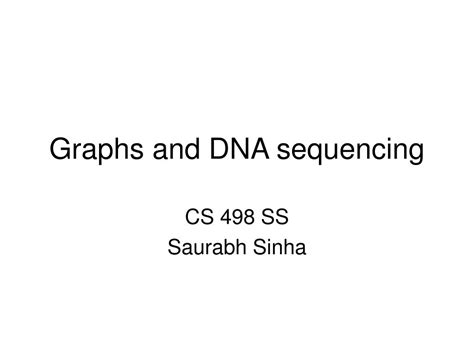 Ppt Graphs And Dna Sequencing Powerpoint Presentation Free Download Id 253570