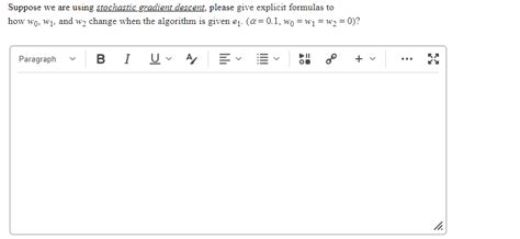 solved linear regression we would like to use the gradient