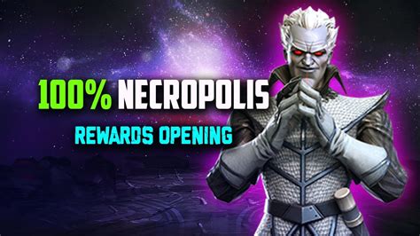Necropolis 100 Rewards Opening Titan Crystal MCOC YouTube