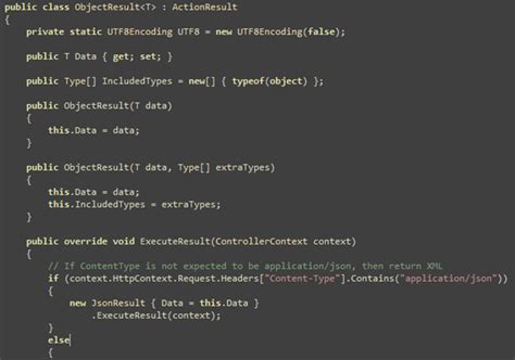 create rest api using asp mvc that speaks both json and plain xml