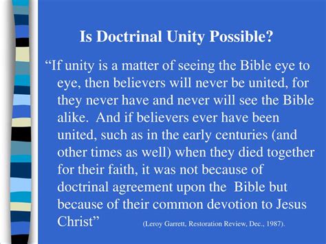 PPT Unity Of The Spirit Unity In Diversity Are They Identical In Content And Practice