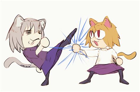 Neco Arc And Neco Arc Chaos Tsukihime And 1 More Drawn By Zerosetsu