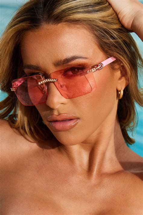 Straight Up Sunglasses Pink Fashion Nova Sunglasses Fashion Nova