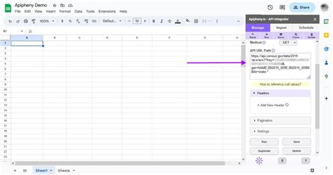 Get Census Data Into Google Sheets Api Tutorial Apipheny