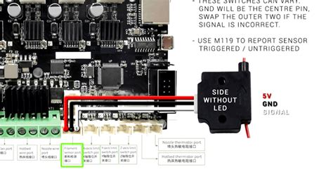 Filament Runout Sensor Connect To V4 2 2 Board R Ender3