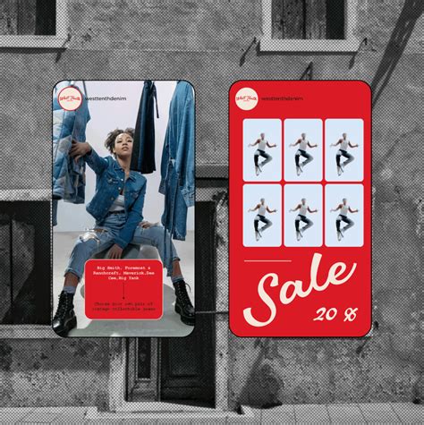 Denim Store Logo Brand Identity Behance