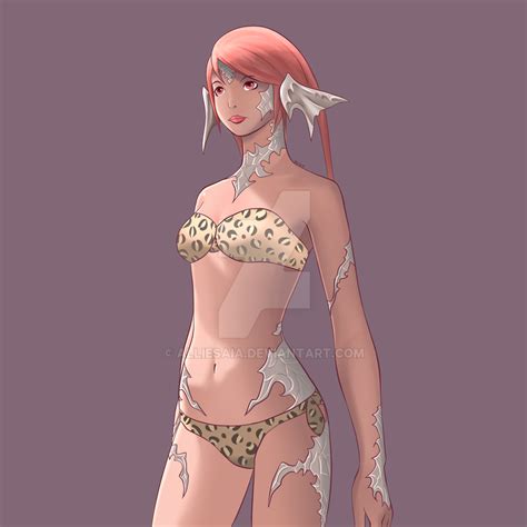 Au Ra Raen Ffxiv By Alliesaia On Deviantart
