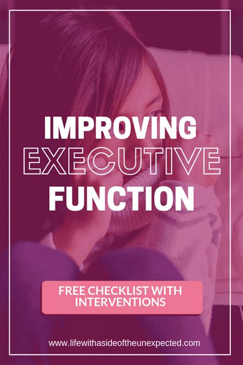 Executive Functioning Strategies Artofit