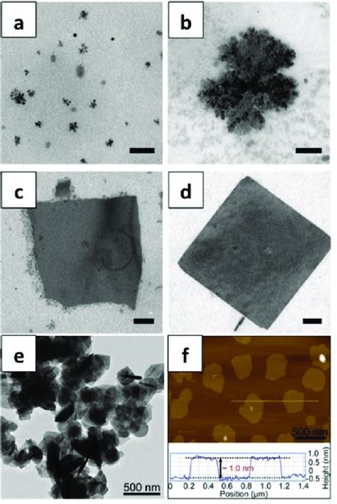 Ad TEM Images Of Aliquots Taken During The Formation Of The SnSe