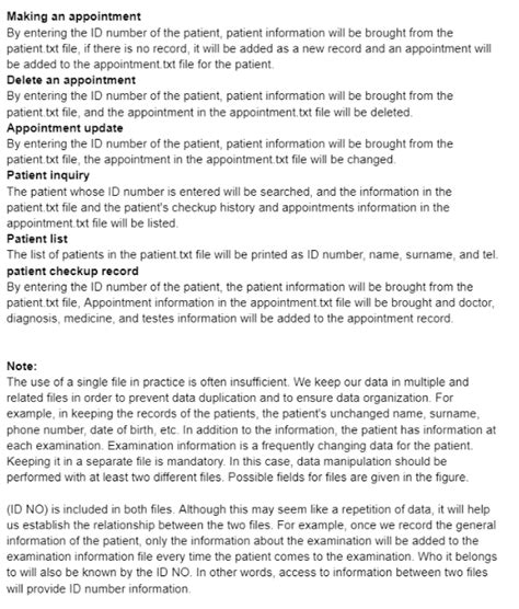 Solved In The Project A Patient Tracking System Using Two