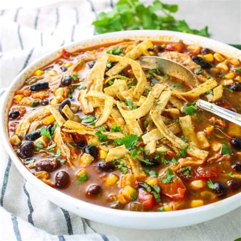 Easy Chicken Tortilla Soup Recipe Taste And See