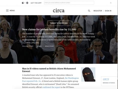 Circa Unveils Mobile Friendly Web App