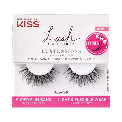 Kiss Luxtensions Fake Eyelashes Royal Silk Sally Beauty Us