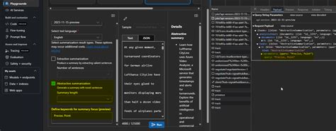 How To Set Keywords For Azure Language Abstractive Summary In Vscode