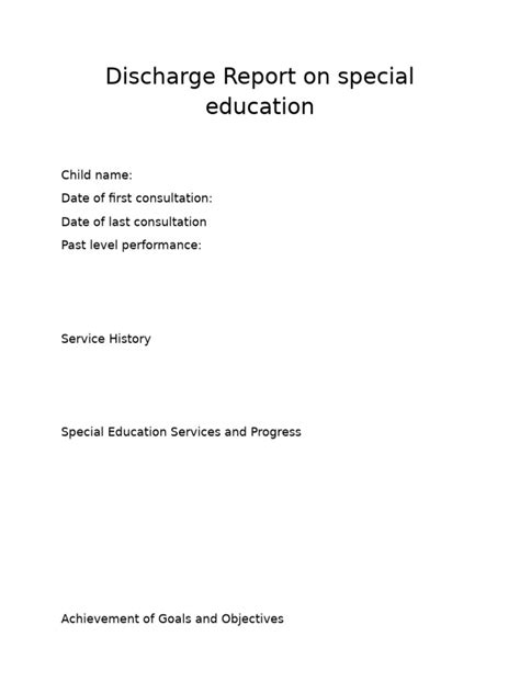 Discharge Report 1 Pdf