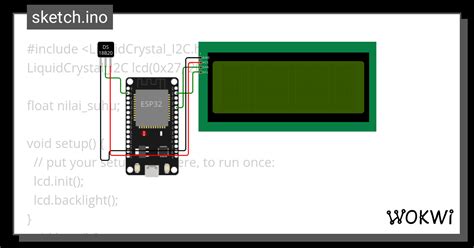 3 Lcd 20x4 Wokwi Esp32 Stm32 Arduino Simulator