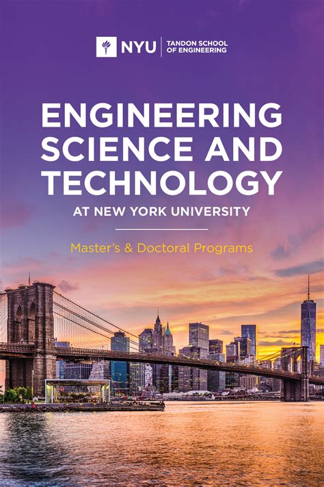 Graduate Academic Program Brochures Nyu Tandon School Of Engineering
