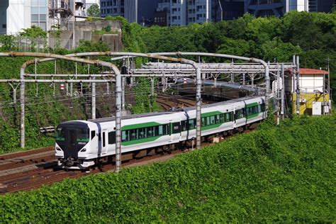 大宮総合車両センター東大宮センター E257系 オオom 93編成 の写真 鉄道写真投稿サイトtrain Directory