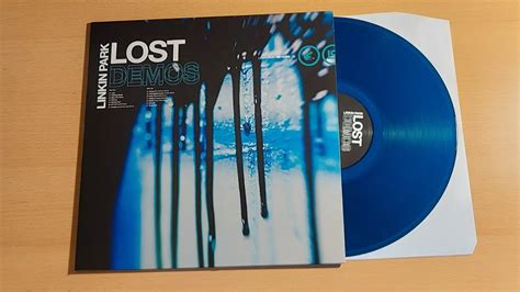 Unboxing Linkin Park Lost Demos Translucent Sea Blue Vinyl RSD Black Friday German YouTube