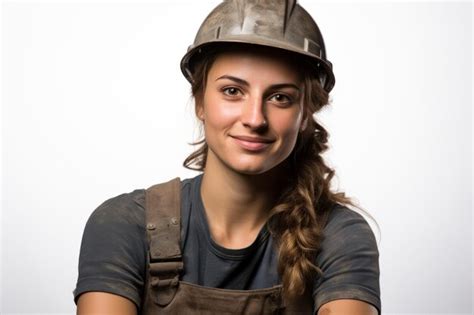 Premium Photo Portrait Of A Female Miner