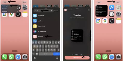 How To Add A Structured Widget