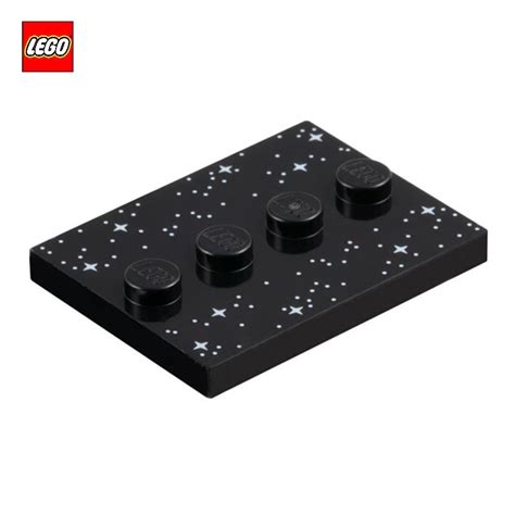 Tile Modified 4x3 With Stars Print Lego® Part 88646 Super Briques
