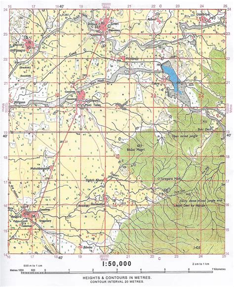 Study The Survey Of India Toposheet 45D 10 Given And Answer KnowledgeBoat